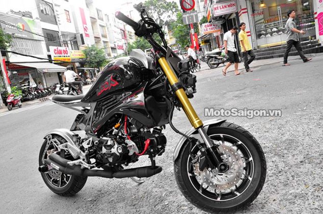 MSX 125 độ đẹp phong cách MV Agusta với nhiều đồ chơi lạ mắt - Motosaigon