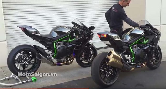 So sánh tiếng pô Ninja H2 vs Ninja H2R - Motosaigon