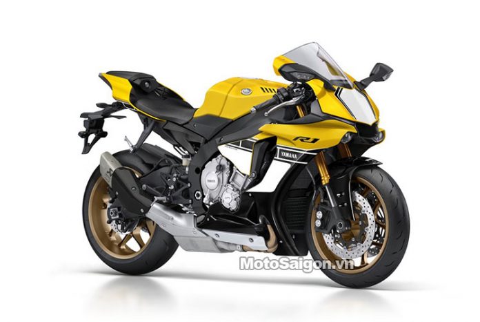 Cận cảnh Yamaha R1 2016 phiên bản đặc biệt kỷ niệm 60 năm - Motosaigon