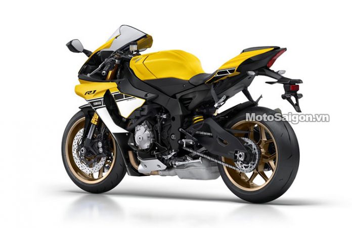 Cận cảnh Yamaha R1 2016 phiên bản đặc biệt kỷ niệm 60 năm - Motosaigon