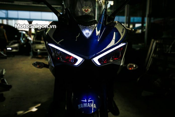 Yamaha R3 độ đèn LED và đèn hậu cực độc made in Việt Nam - Motosaigon