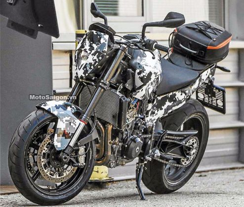 KTM Duke 800 2017 với động cơ 2 xylanh lộ ảnh - Motosaigon