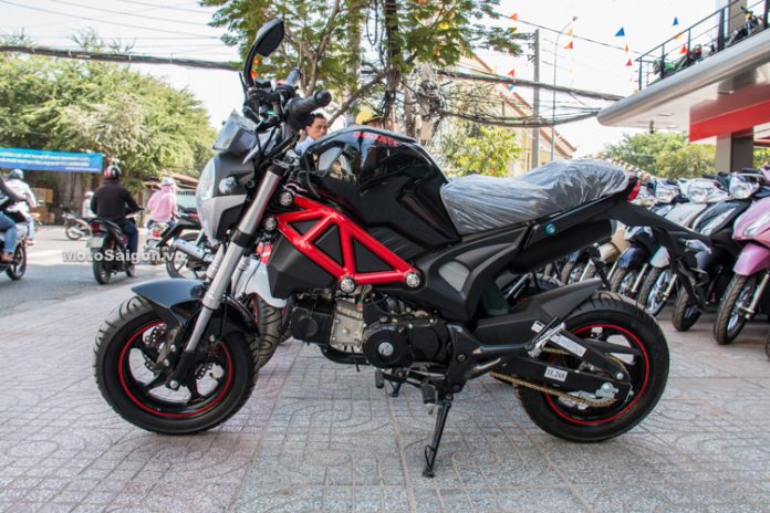 Monster 110 đứa con lai của MSX và Ducati Monster 795 giá hơn 30 triệu ...