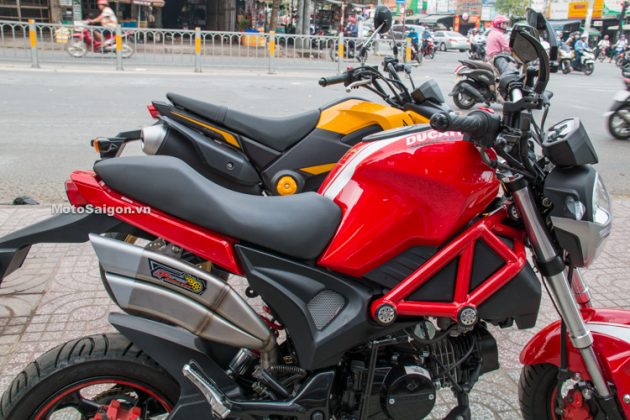 So sánh Monster 110 minibike vs Honda MSX 125 ngoại hình giá bán ...