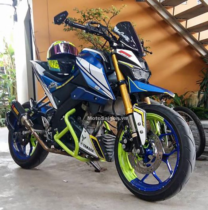 TFX 150 độ kiểng với pô Akrapovic và mỏ vịt phong cách Adventure ...