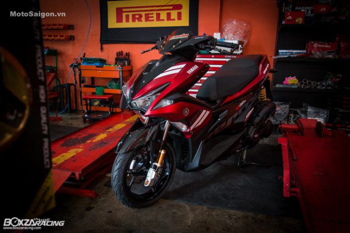 NVX 155 Red Devil độ nhiều đồ chơi đáng tham khảo - Motosaigon