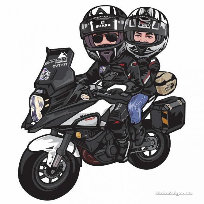 Cực "kute" với bộ hình vẽ Moto phong cách Chibi - Motosaigon