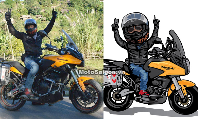 Cực "kute" với bộ hình vẽ Moto phong cách Chibi - Motosaigon
