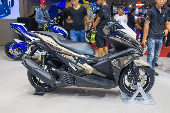 Yamaha NVX 155 Camo Limited Edition với phuộc mới sắp ra mắt - Motosaigon