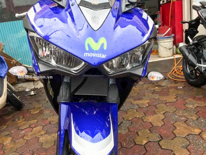 Yamaha R3 Movistar bất ngờ xuất hiện tại Việt Nam giá ưu đãi - Motosaigon