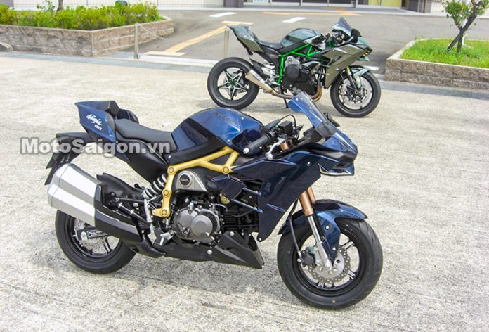Kawasaki Z125 Pro độ body kit dàn áo Ninja H2 mini cực chuẩn - Motosaigon