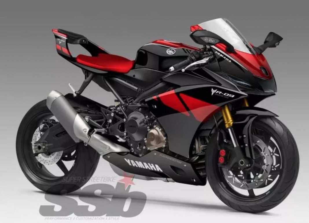 Yamaha R9 phiên bản sport của MT-09 lộ ảnh concept - Motosaigon