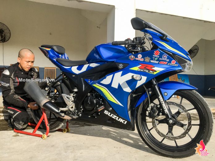 Suzuki GSX-R150 chinh phục trường đua Happy Land Circuit - Motosaigon