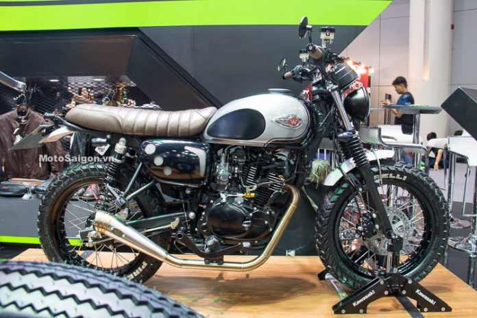 Kawasaki W175 Scrambler thêm phiên bản độ đẹp của W175 - Motosaigon
