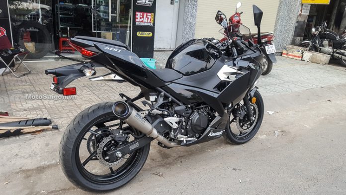 Ninja 400 vừa ra khỏi showroom đã lên pô đồ chơi SC Project Replica ...