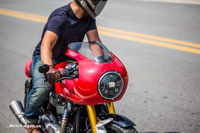 Triumph Thruxton R độ Fairing Cafe Racer dàn đồ chơi hơn 200 triệu đồng ...