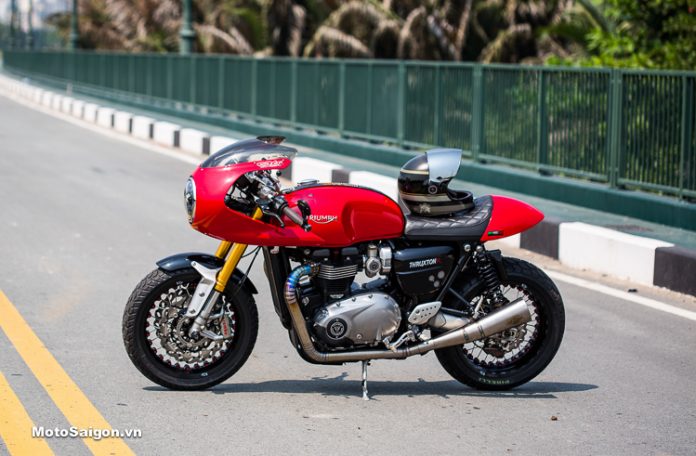 Triumph Thruxton R độ Fairing Cafe Racer dàn đồ chơi hơn 200 triệu đồng ...