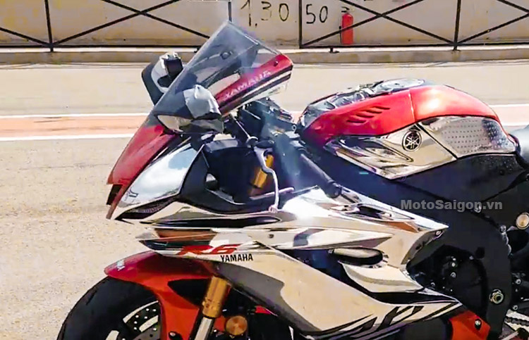 Lóa mắt với Yamaha R6 Chrome Đỏ bóng lộn - Motosaigon