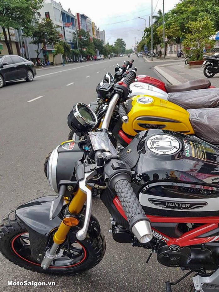 Hunter 110 Monster 110 Hai mẫu minibike giá rẻ về Việt Nam - Motosaigon