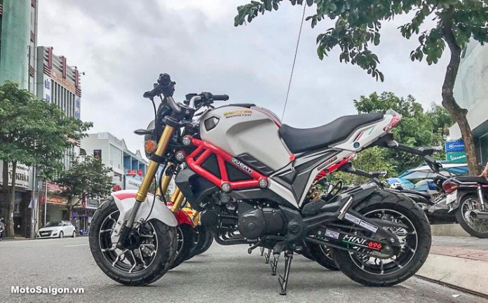 Hunter 110 Monster 110 Hai mẫu minibike giá rẻ về Việt Nam - Motosaigon