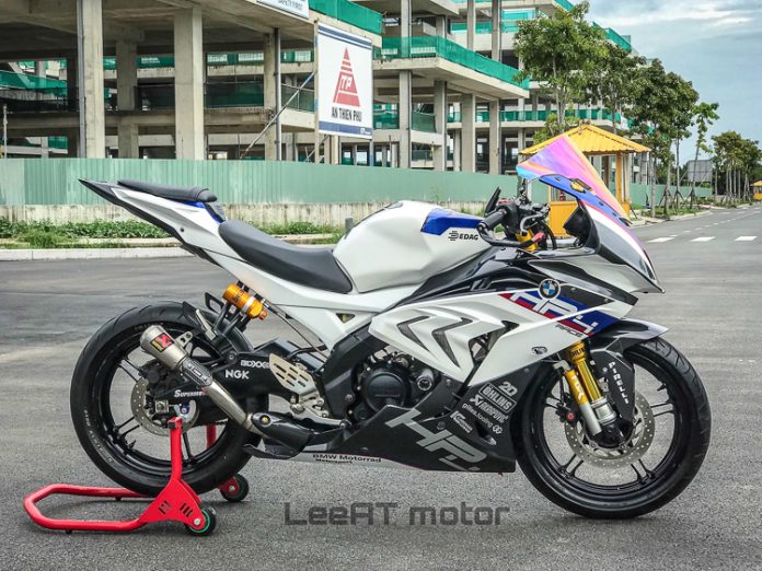 Yamaha R15 độ BMW HP4 Race cực chất của LeeAT Motor - Motosaigon