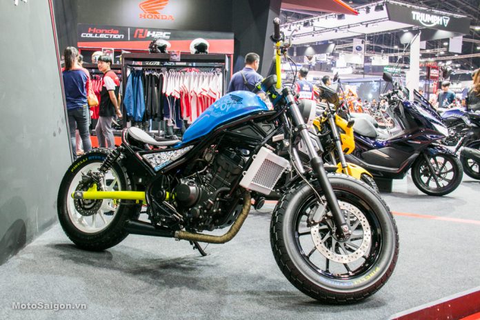 Phá cách với phiên bản độ đầy màu sắc Honda Rebel 300 Bobber - Motosaigon