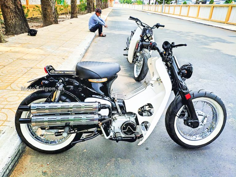 Kute và phá cách với bộ đôi Honda Cub phong cách Street Cub - Motosaigon