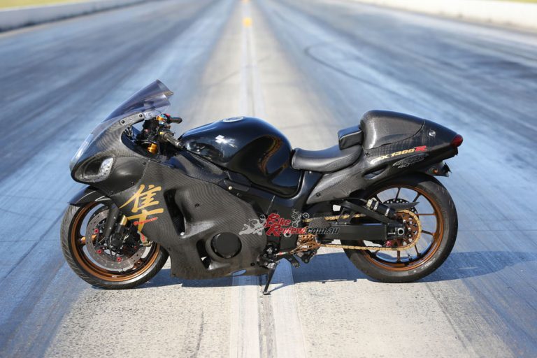 Suzuki Hayabusa 1300 full carbon phong cách drag-bike - Motosaigon