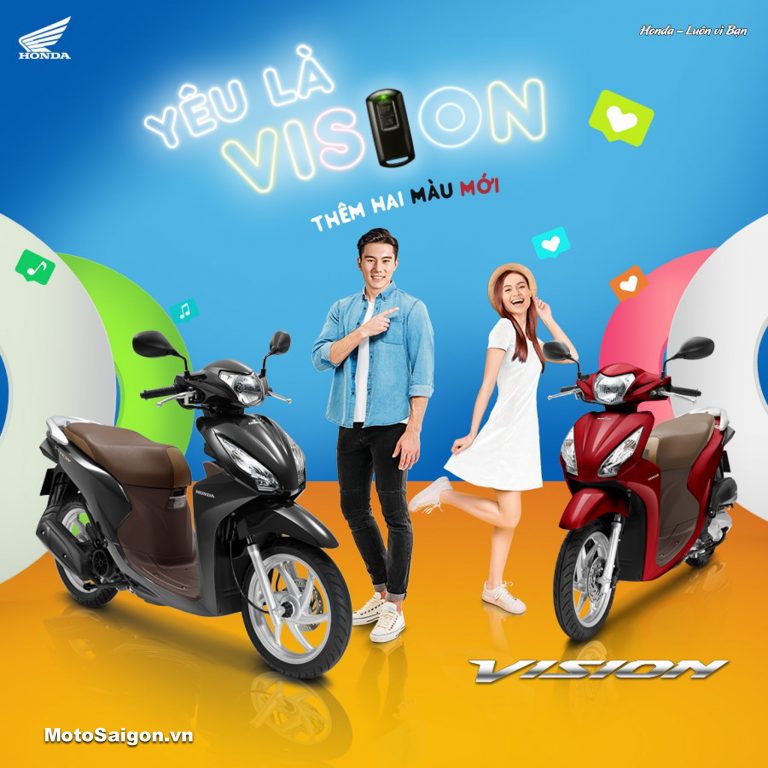 Honda Việt Nam công bố giá bán VISION phiên bản mới 2019 - Motosaigon