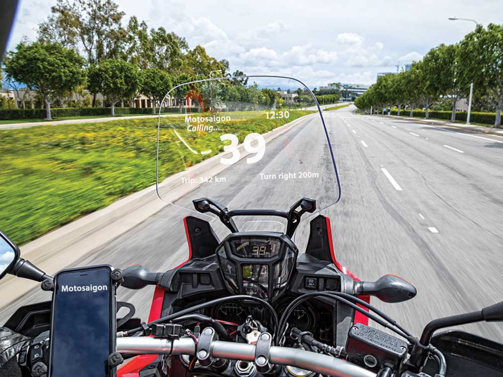 Honda chuẩn bị trang bị công nghệ hiển thị HUD trên kính chắn gió ...