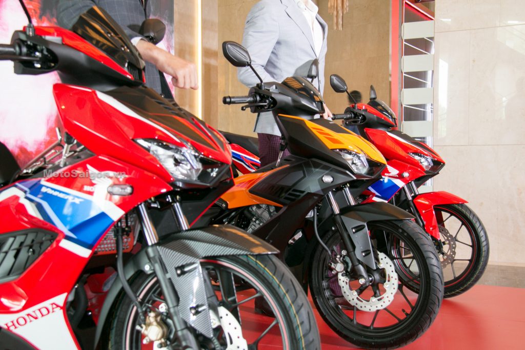 Honda Winner X 2020 màu mới Cam đen HRC kèm đồ chơi phụ kiện chính hãng ...
