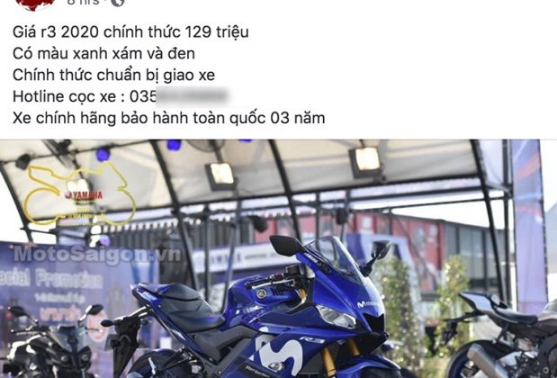 Sốc với giá bán Yamaha R3 2020 "chính hãng" tại Việt Nam - Motosaigon