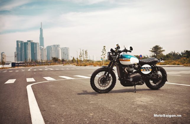 Triumph Street Scrambler "dọn nhẹ" ăn Tết bởi CBC Workshop - Motosaigon