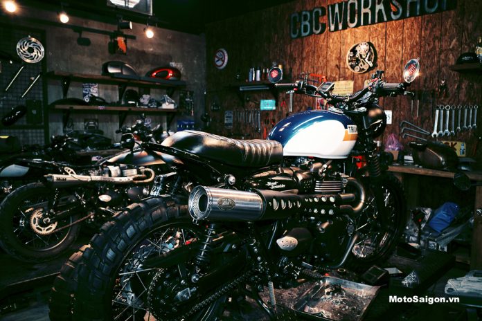 Triumph Street Scrambler "dọn nhẹ" ăn Tết bởi CBC Workshop - Motosaigon