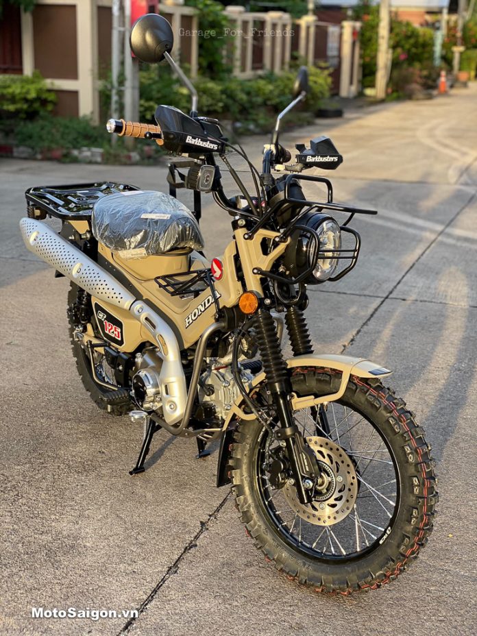 Honda CT125 chưa ra biển số đã lên full đồ đi cắm trại - Motosaigon