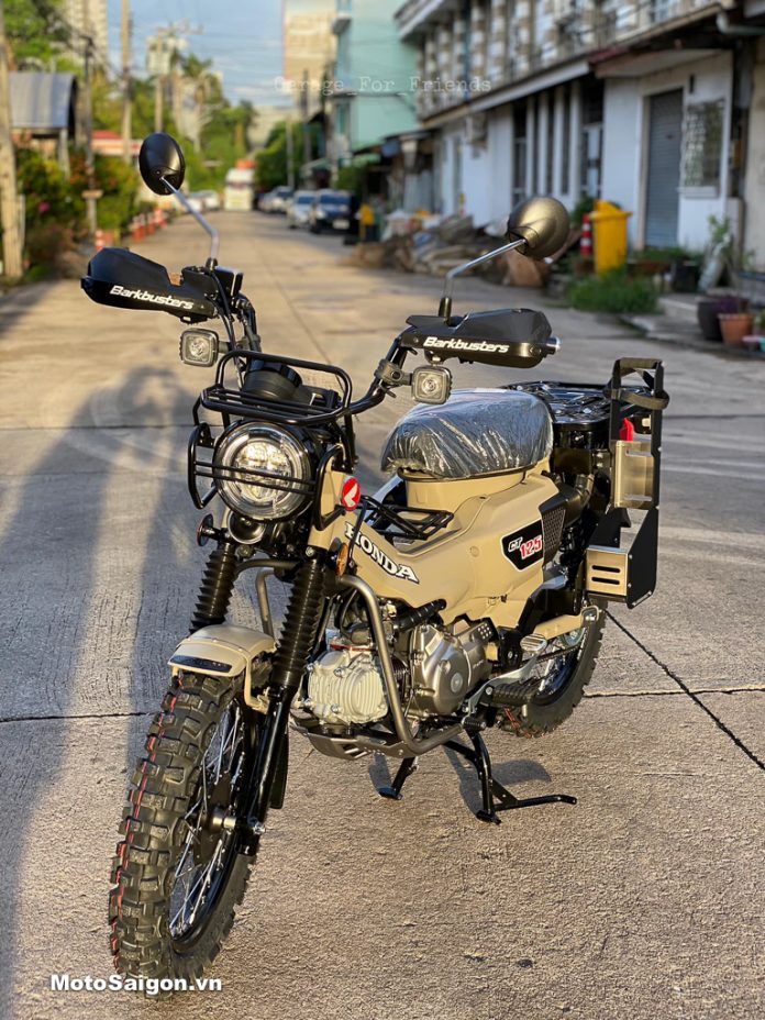 Honda CT125 chưa ra biển số đã lên full đồ đi cắm trại - Motosaigon