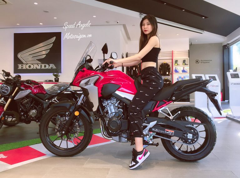 Bộ ảnh Speed Angels cá tính bên cạnh bộ 3 mô tô pkl 2021 của Honda - Motosaigon