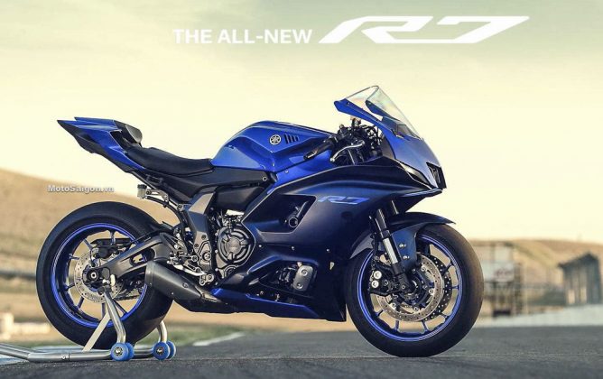 Mẫu xe bí mật sắp ra mắt chính là Yamaha R7 thiết kế giống R1 - Motosaigon