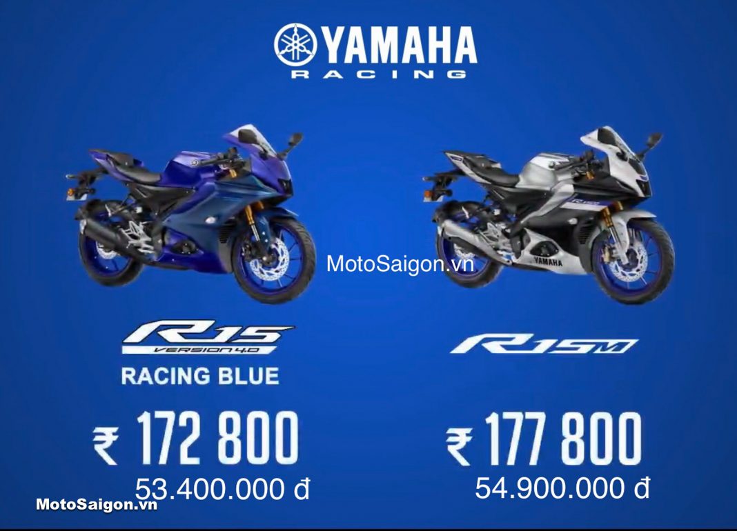 Giá xe Yamaha R15 v4 R15M 2022 hoàn toàn mới đã được công bố - Motosaigon