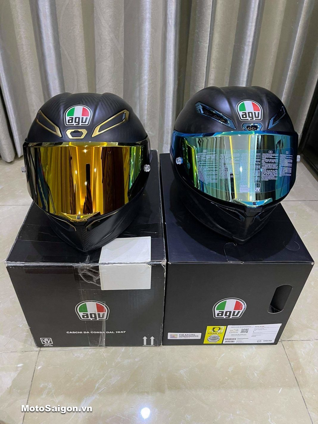 Trên tay bộ đôi AGV Pista GP RR Futuro & Iridium giá bán gần 40 triệu ...