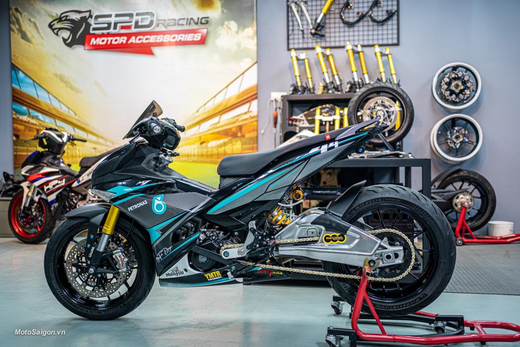 Exciter Petronas độ phong cách moto pkl với dàn đầu NVX cực độc ...