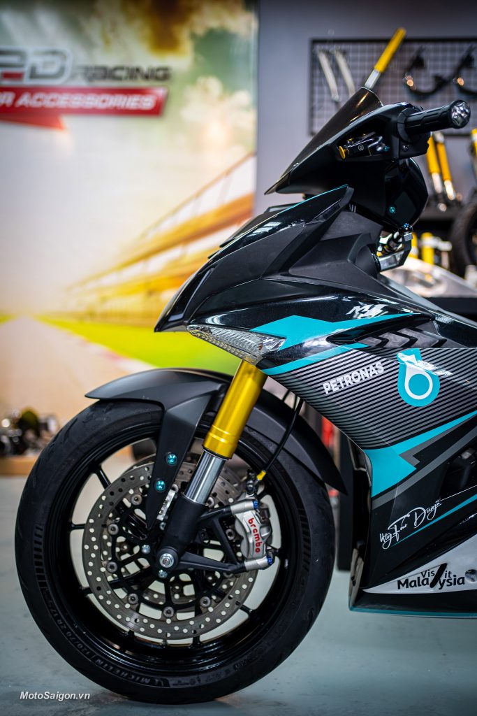 Exciter Petronas độ phong cách moto pkl với dàn đầu NVX cực độc ...