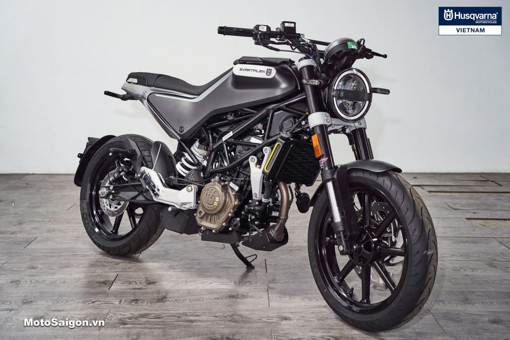 Husqvarna Svartpilen 200 độ Scrambler offroad đơn giản mà đẹp - Motosaigon