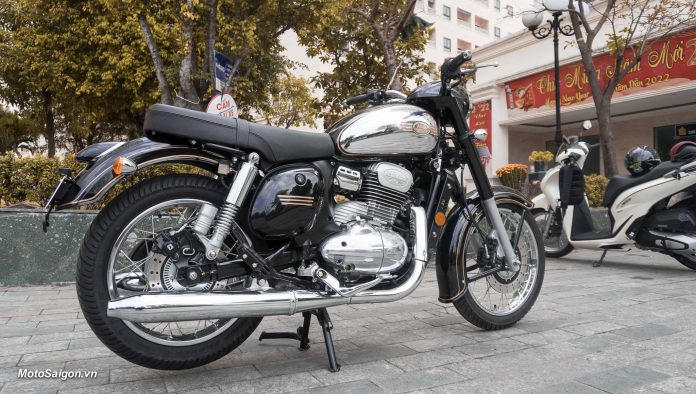 Jawa Classic 300 trang bị đèn pha lê đã về Việt Nam với giá bán hấp dẫn ...