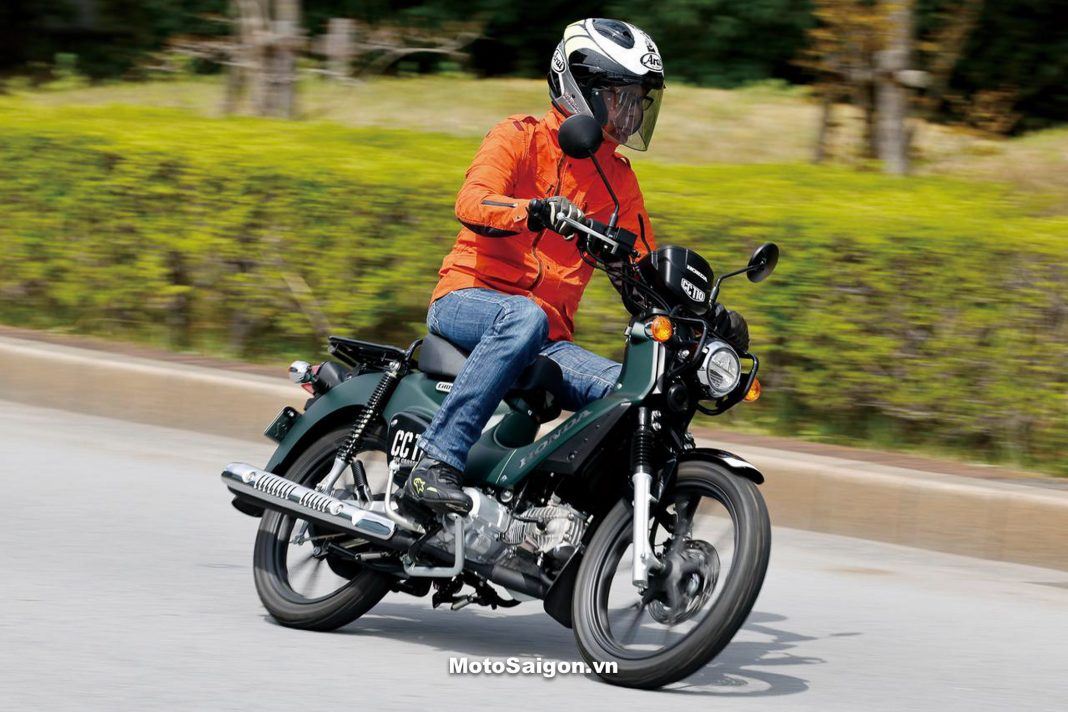 Cross Cub 110 2022 đã được Honda ra mắt trang bị phanh đĩa có ABS đáng ...