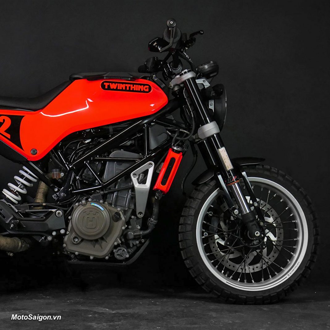 Svartpilen 401 độ đẹp với vài món đồ chơi đáng giá - Motosaigon