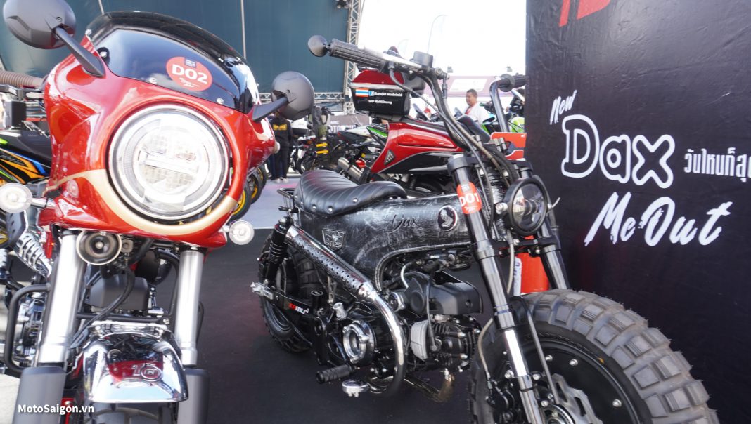 Honda DAX ST125 độ đẹp với nhiều đồ chơi phụ kiện H2C - Motosaigon