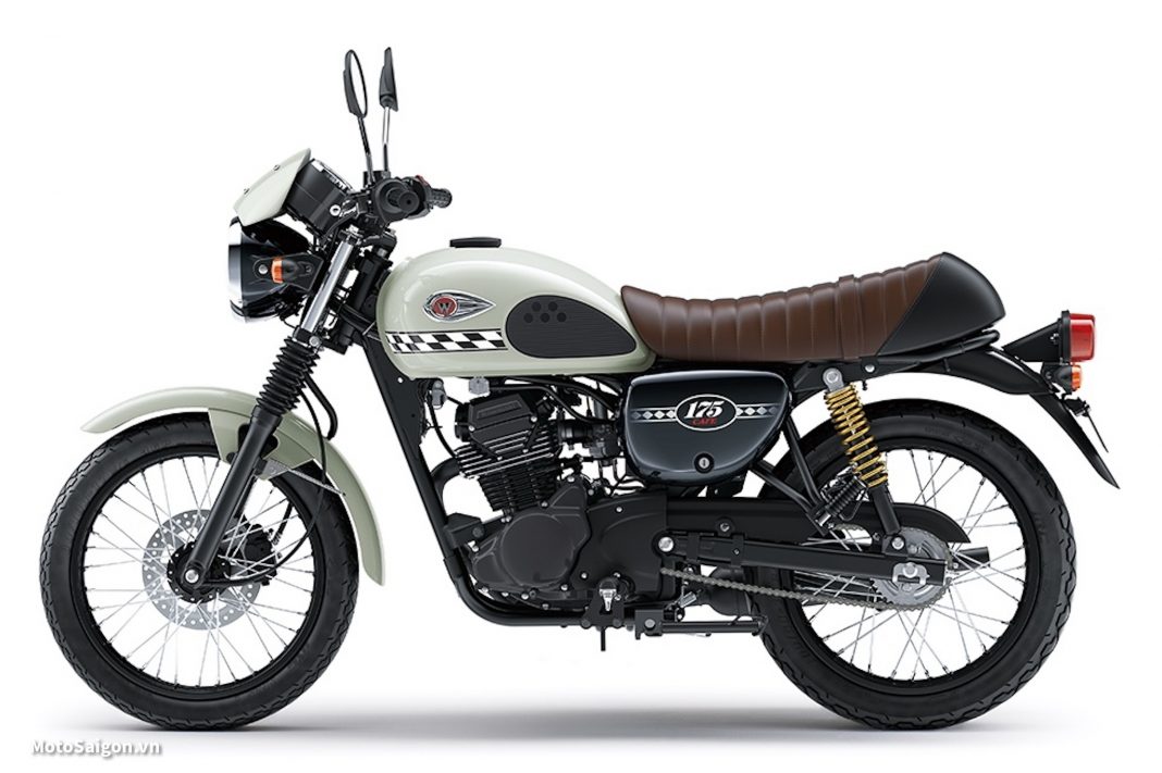Kawasaki W175 Cafe Racer 2023 phiên bản mới đã có giá xe - Motosaigon