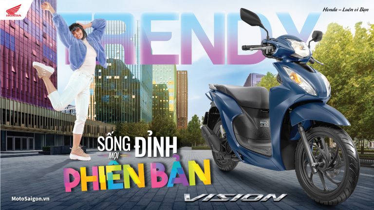 Honda Vision | Giá xe Vision 2023 phiên bản mới nhất - Motosaigon