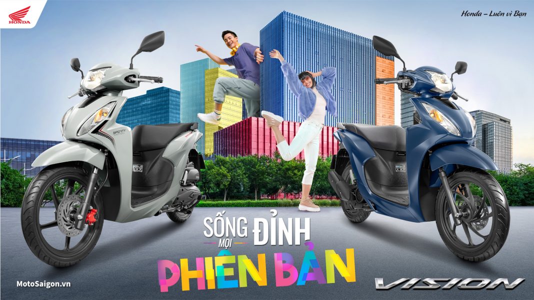 Honda Vision | Giá xe Vision 2023 phiên bản mới nhất - Motosaigon
